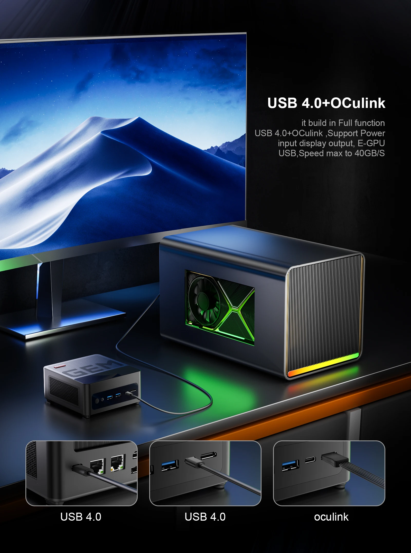 GEM Mini PC AMD 7840HS 8845H 6900HX- Chatreey